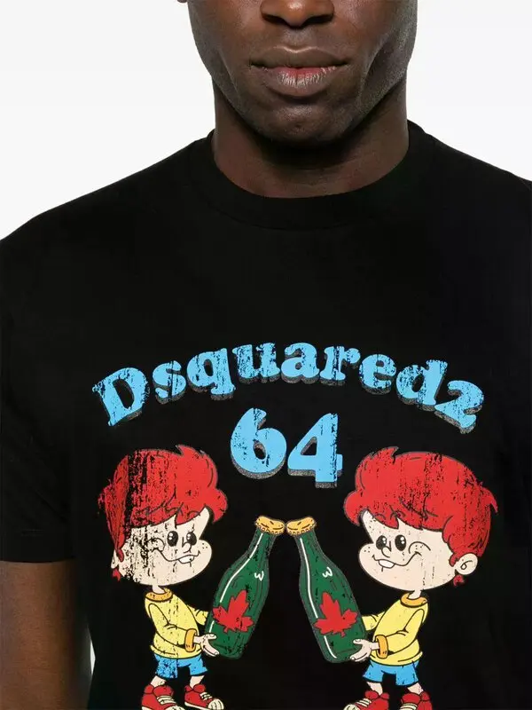 Dsquared2 Cool Fit Cotton T-shirt - Black