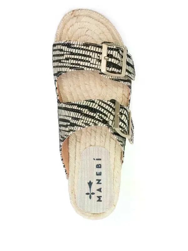 Manebí Yucatán Double Buckle Sandals
