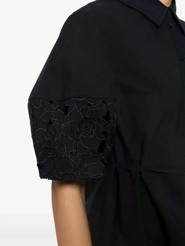 Erdem Floral-embroidered Shirtdress
