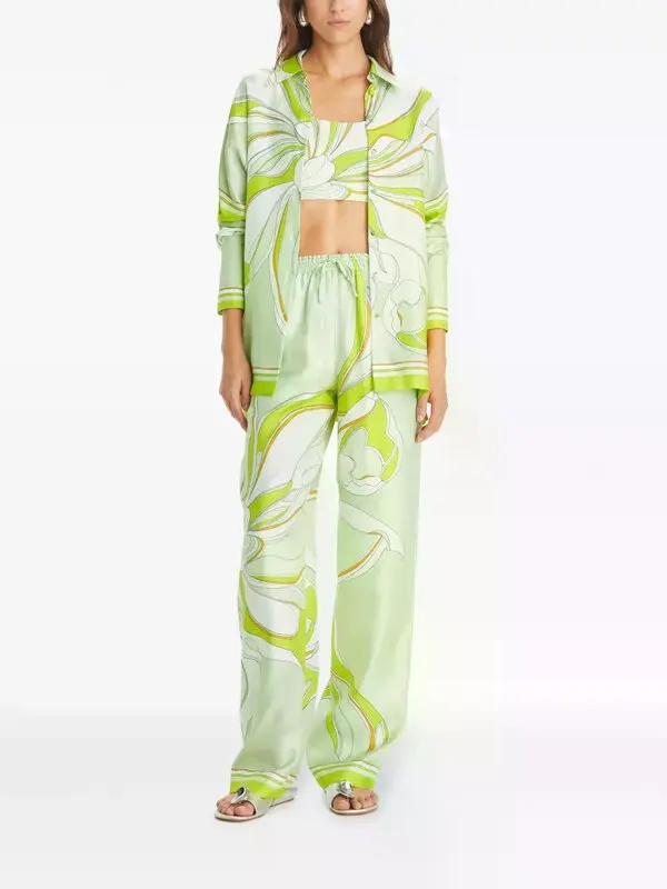 Tory Burch Printed Silk Shirt