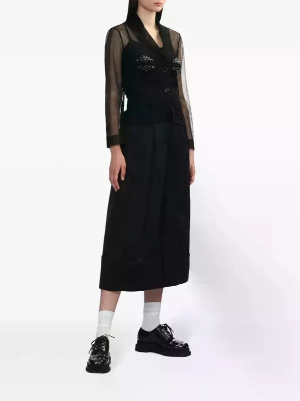 Simone Rocha Crystal-embellished Shirt