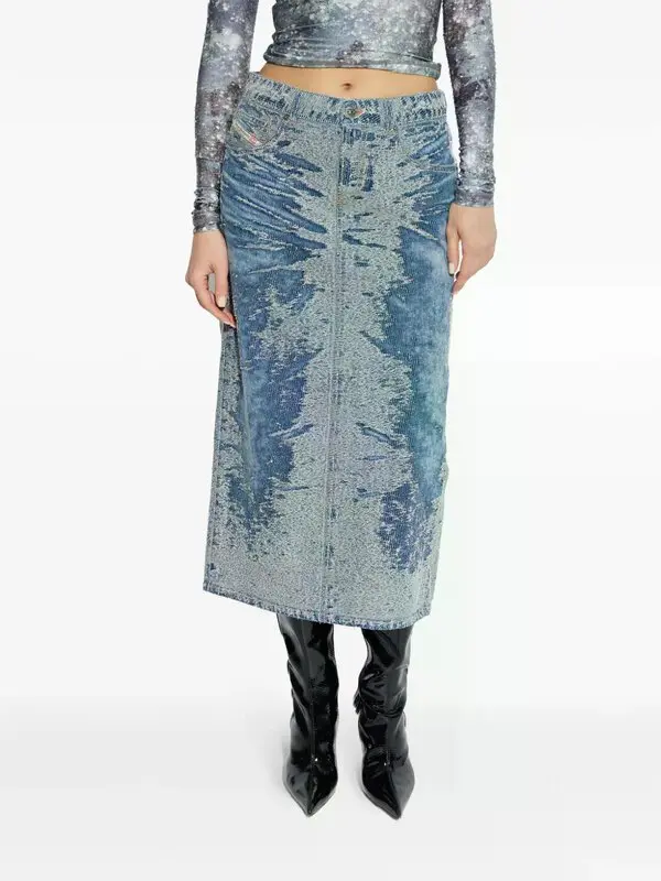 DIESEL® De-skye-s Maxi Skirt