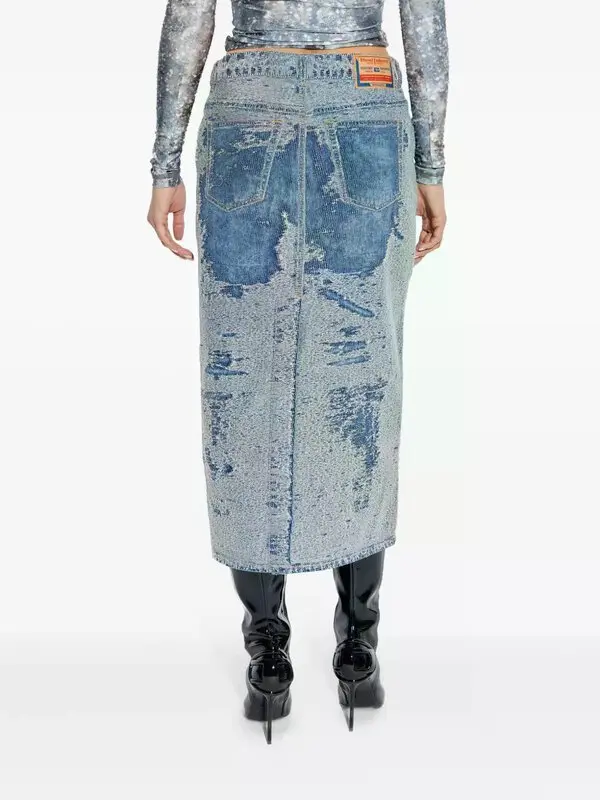 DIESEL® De-skye-s Maxi Skirt