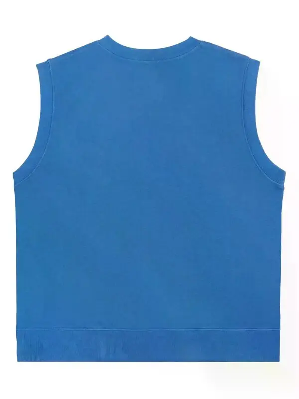 SPORTY & RICH Prince Cotton Vest - Blue