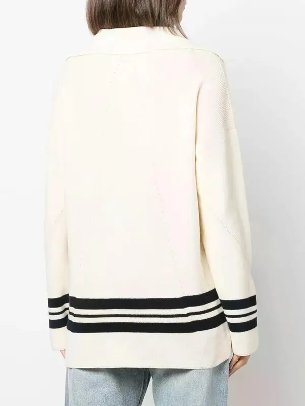 Rag & Bone Oversized Jumper With Stripe Trim