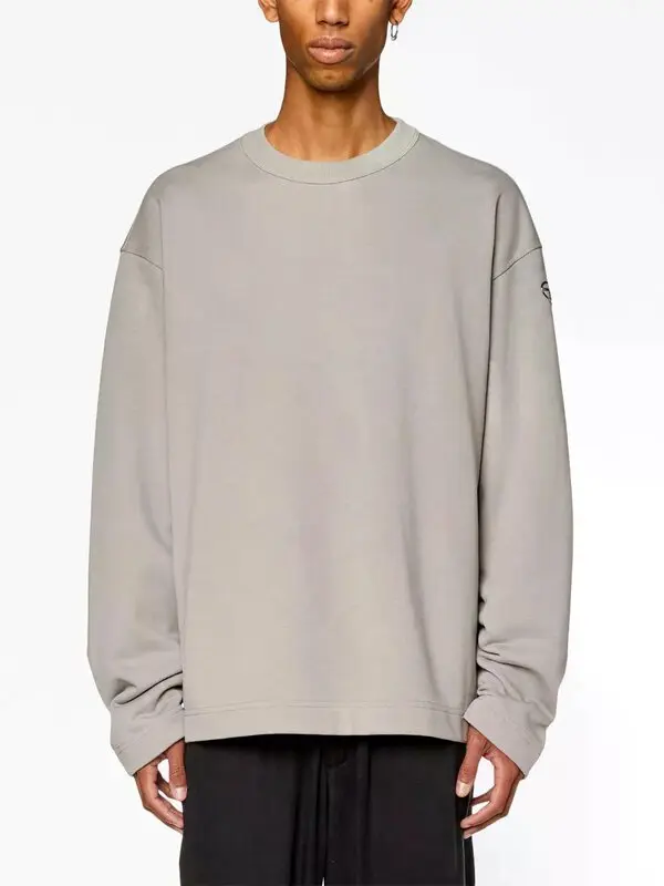 DIESEL® S-macsis-od Cotton Sweatshirt