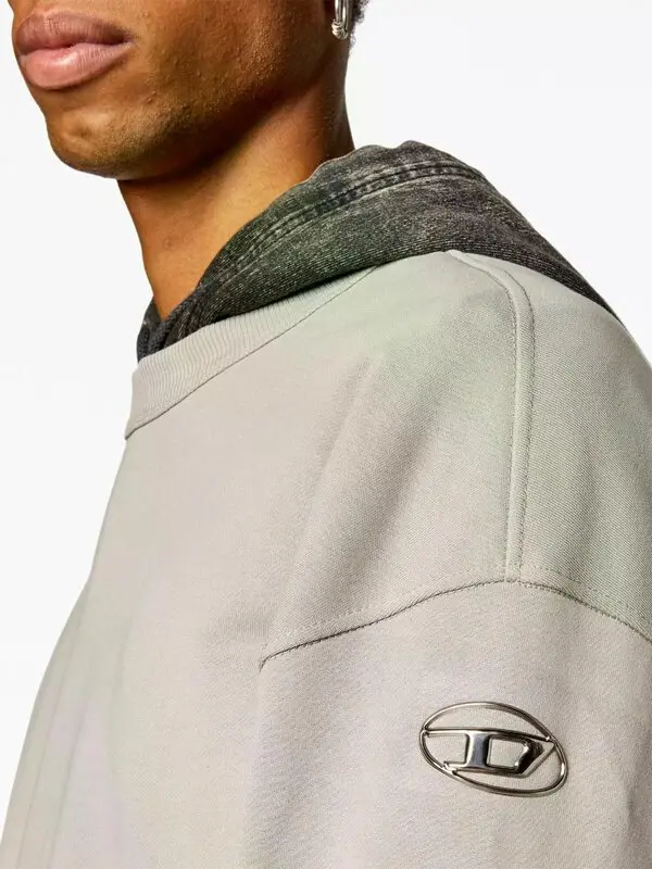 DIESEL® S-macsis-od Cotton Sweatshirt