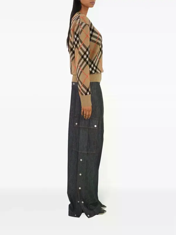 Burberry Vintage Check Intarsia-knit Jumper