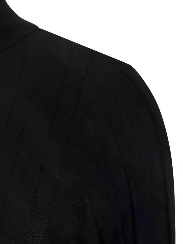 ALLUDE Ribbed Knit High Neck Jumper
