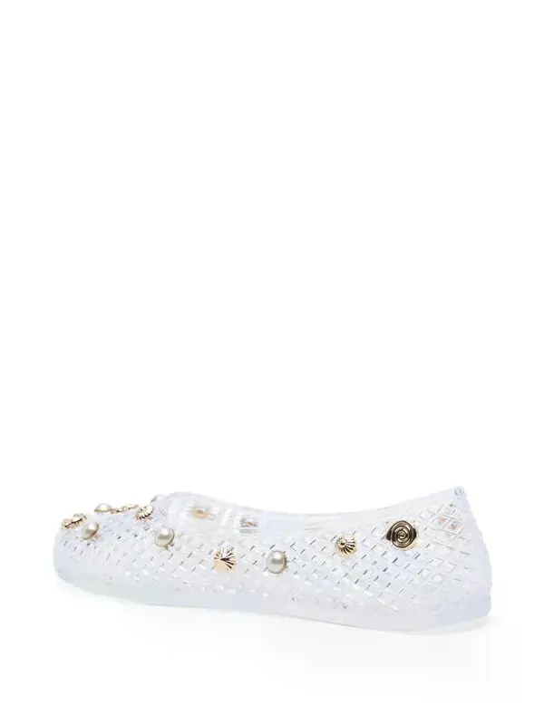 ANCIENT GREEK SANDALS Iro Ballet Flats - White