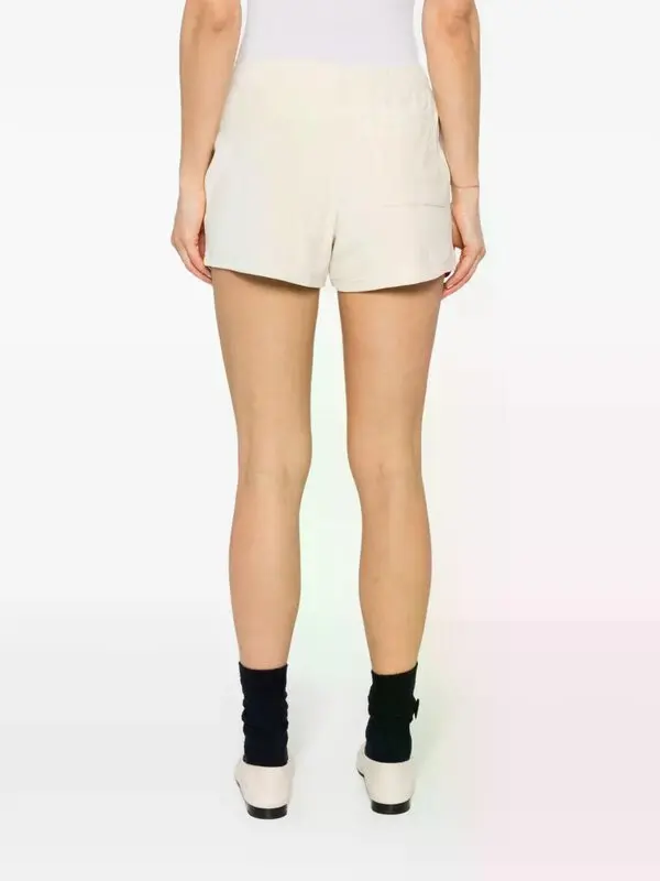 Sporty & Rich Velour Mini Shorts