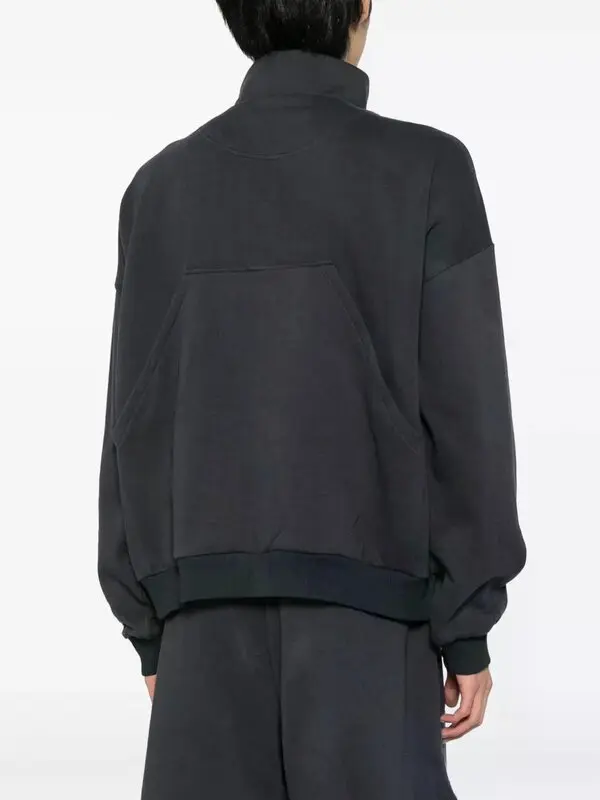 Buscemi Cotton Fleece Bomber Jacket - Grey