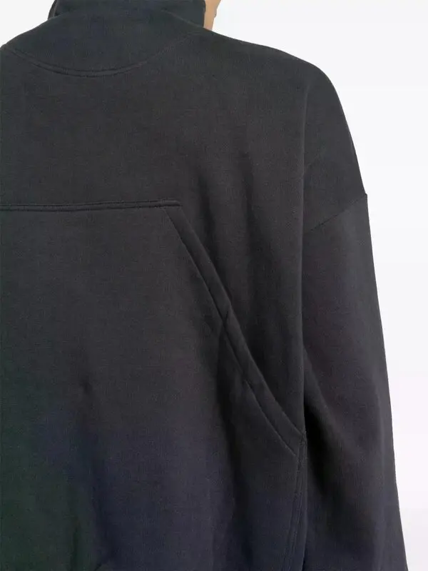 Buscemi Cotton Fleece Bomber Jacket - Grey