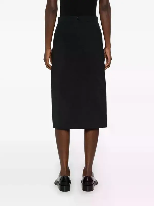 Plan C Embellished Midi Skirt