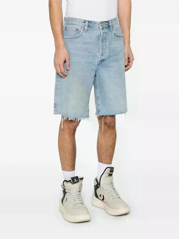 AGOLDE Anson Distressed Denim Shorts
