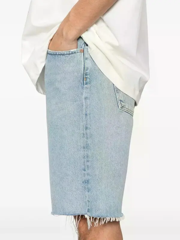 AGOLDE Anson Distressed Denim Shorts