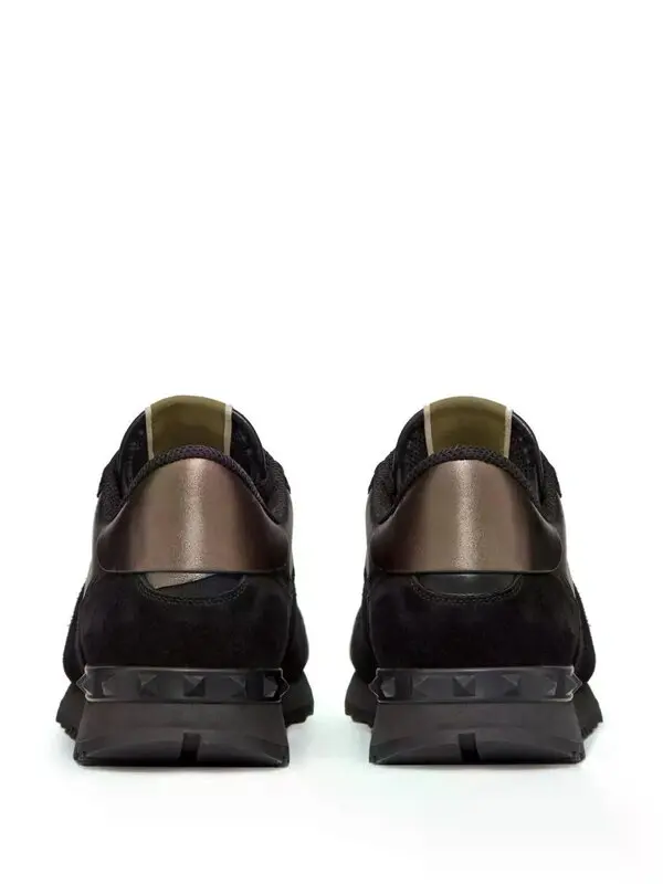Valentino Garavani Rockrunner Camouflage Sneakers - Black