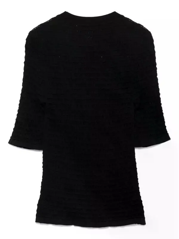Dkny Ruched Crew Neck T-shirt