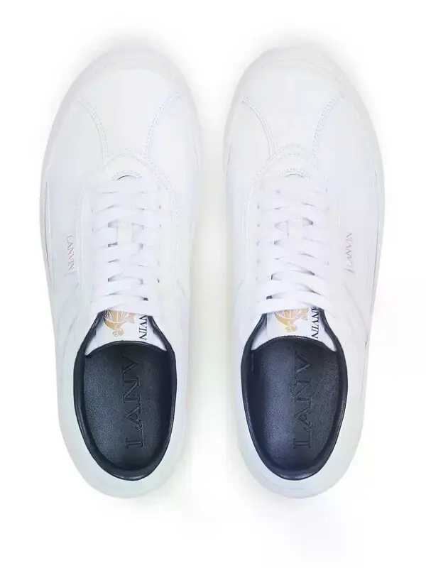 LANVIN Calf Leather Lace-up Sneakers