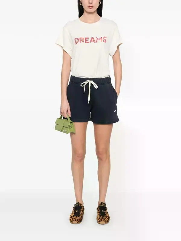 AUTRY Logo Embroidered Shorts - Blue
