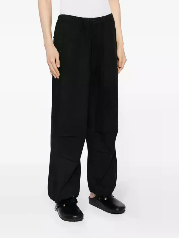 STORY MFG. Organic Cotton Drawstring Straight Leg Trousers