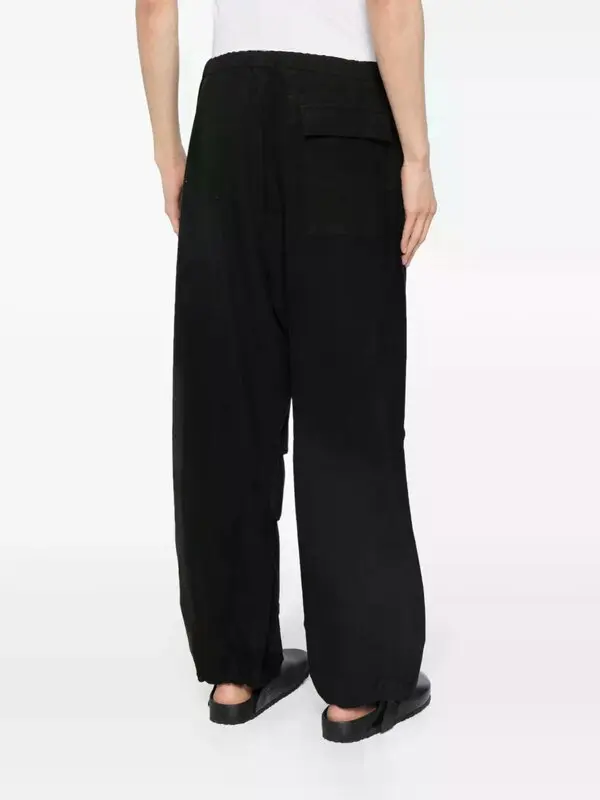 STORY MFG. Organic Cotton Drawstring Straight Leg Trousers