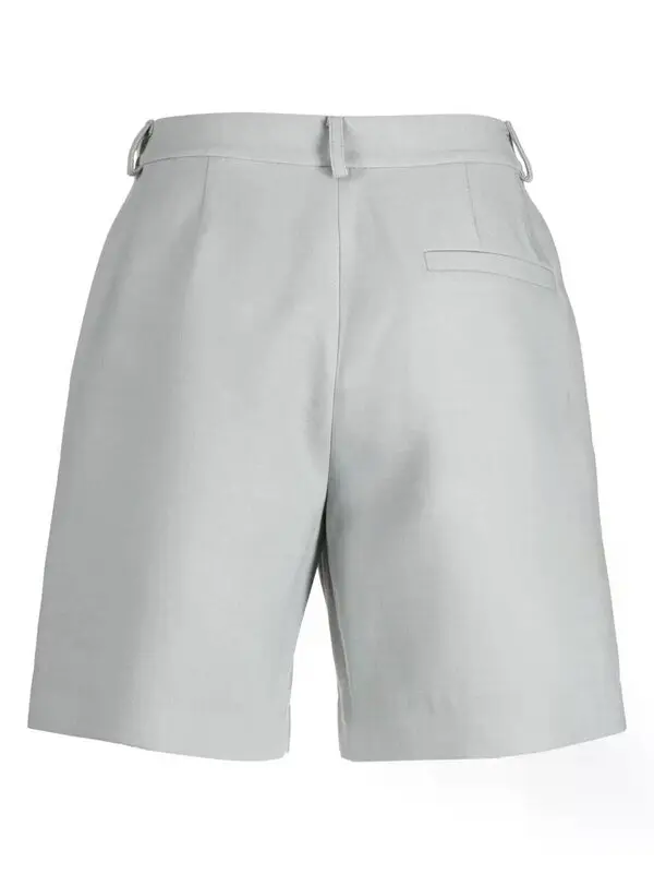 Matériel Ash Virgin Wool Blend Pleated Chino Shorts
