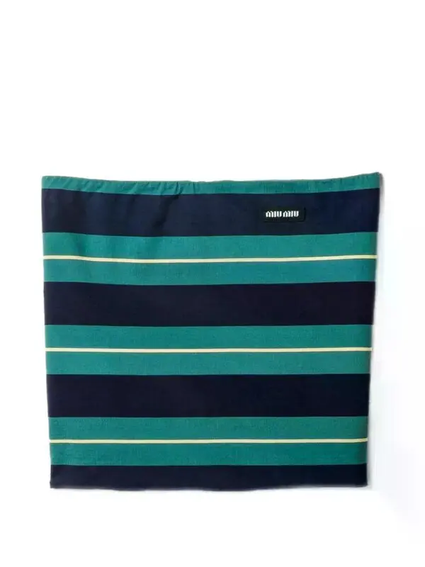 Miu Miu Striped Cropped Top