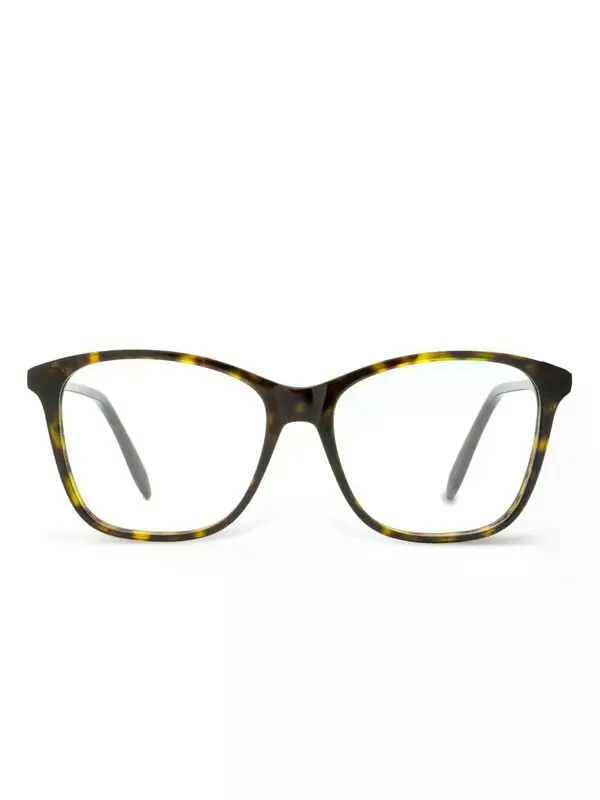 Alexander McQueen Square Frame Glasses - Brown