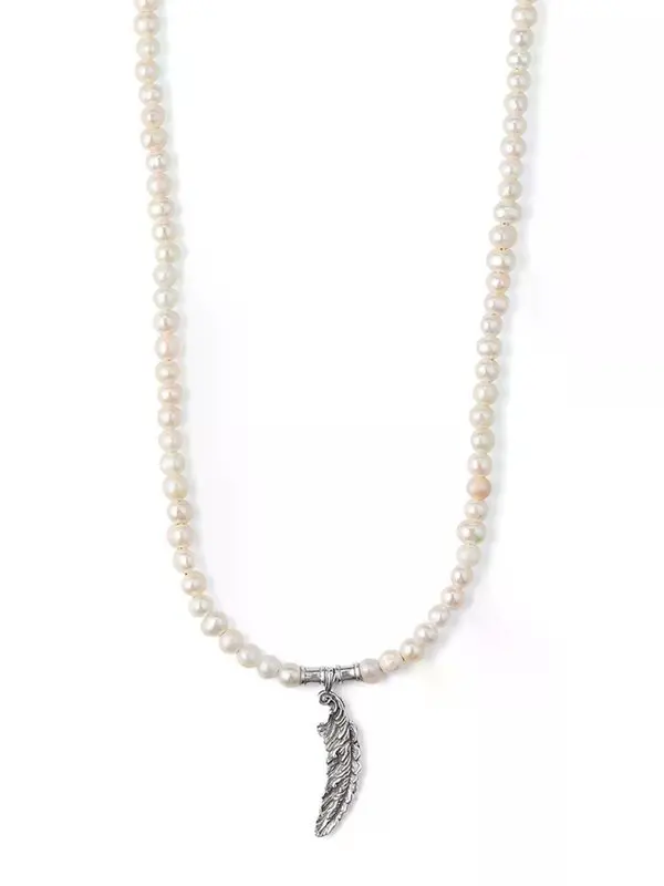Emanuele Bicocchi Feather Charm Necklace