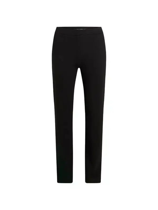 Karl Lagerfeld Tailored Trousers With Zip Pocket Detail - Black