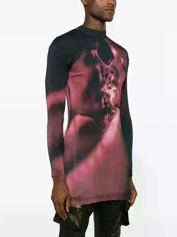 Eytys Rhye Ruby Smoke Mock-neck Dress