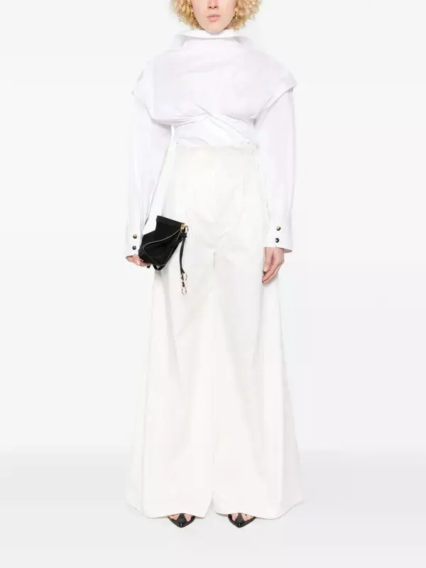A.W.A.K.E. Mode Wide-leg Pleated Trousers