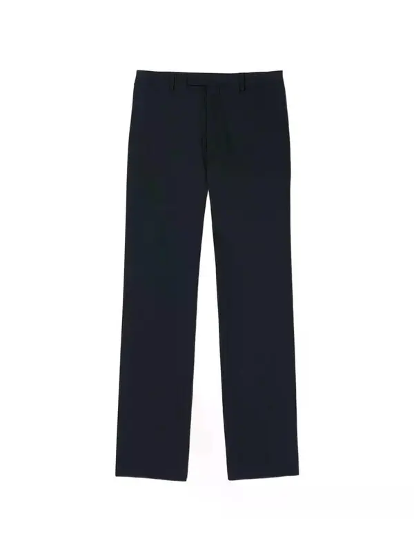 Sandro Wool Blend Tailored Trousers - Blue