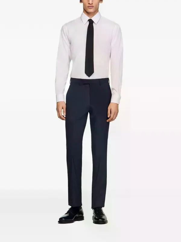 Sandro Wool Blend Tailored Trousers