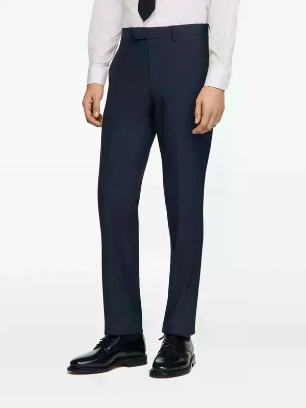 Sandro Wool Blend Tailored Trousers