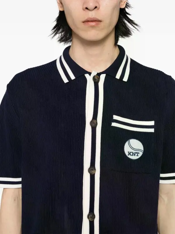 Kiton Logo-patch Shirt