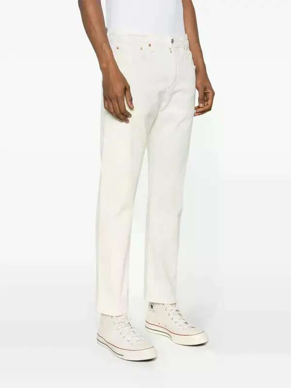 LEVI'S 502™ Cream White Stretch Denim Jeans - Neutrals