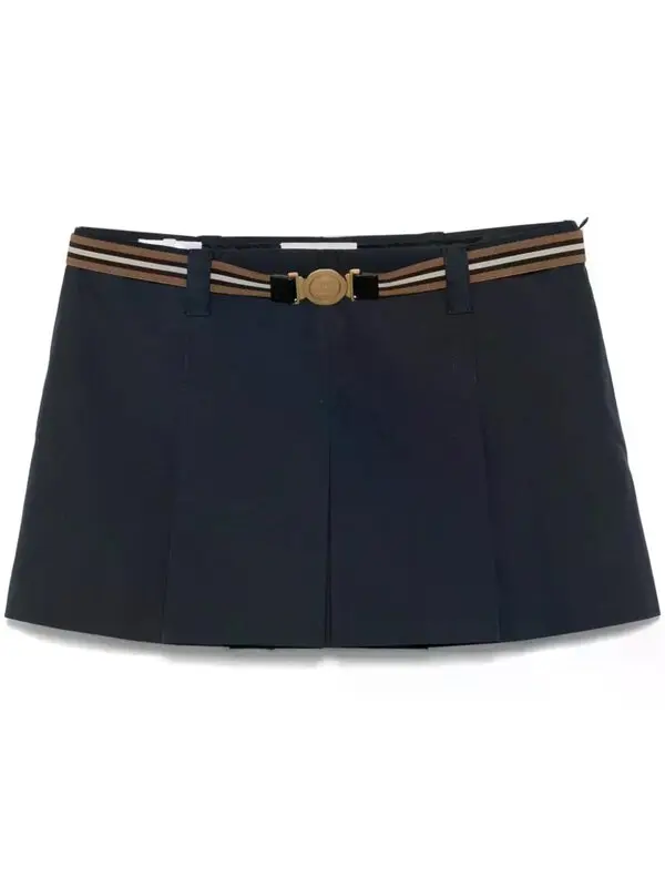 Miu Miu Pleated Mini Skirt