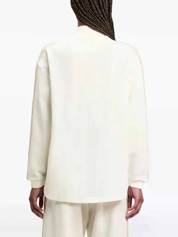 Palm Angels Logo-embroidered Cotton Track Shirt