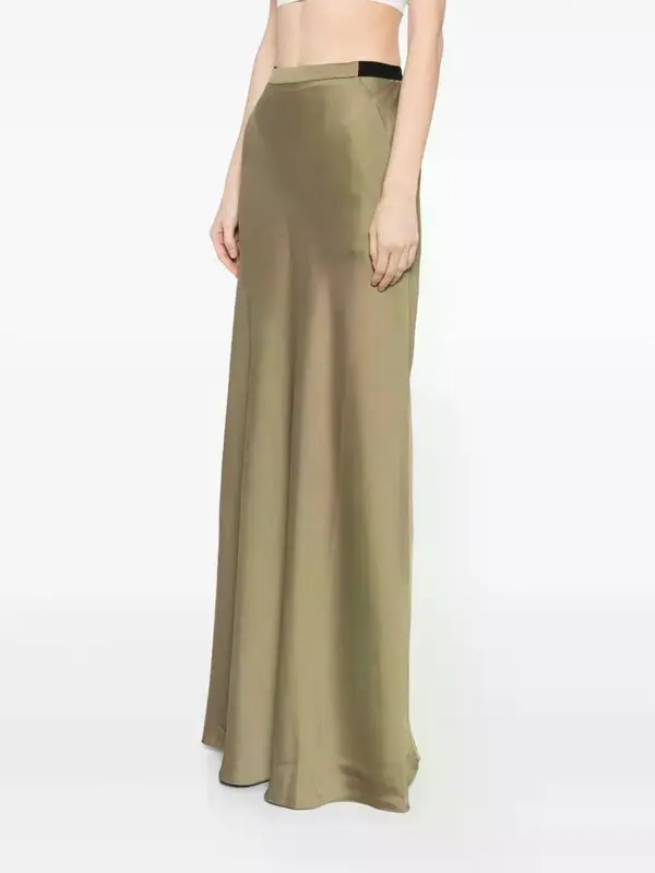Christopher Esber Front Pocket Bias Maxi Skirt