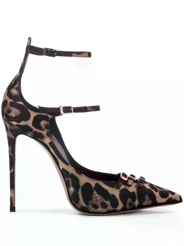 LE SILLA Morgana Leopard Print Pumps - Brown
