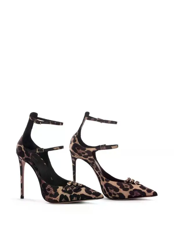LE SILLA Morgana Leopard Print Pumps