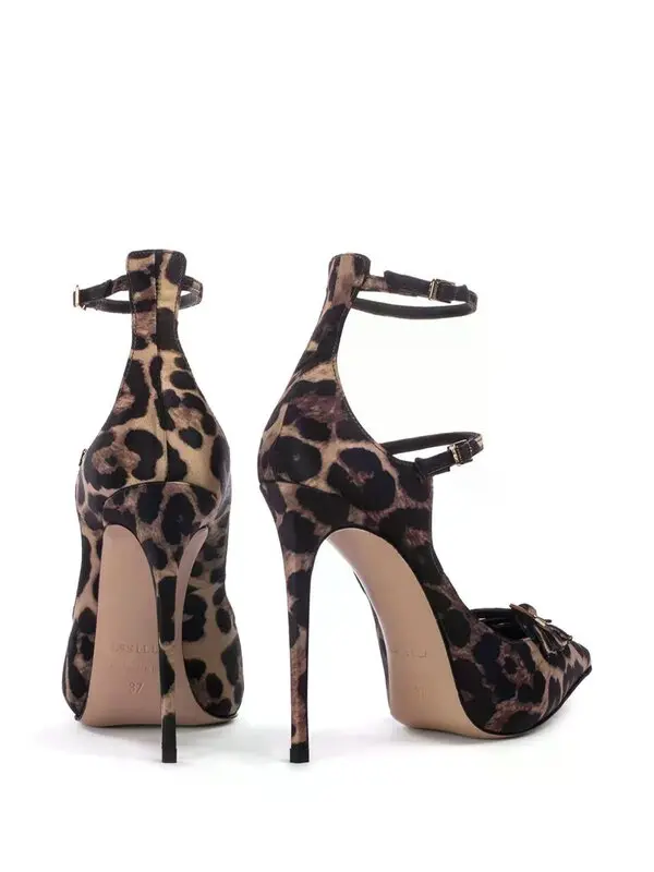 LE SILLA Morgana Leopard Print Pumps