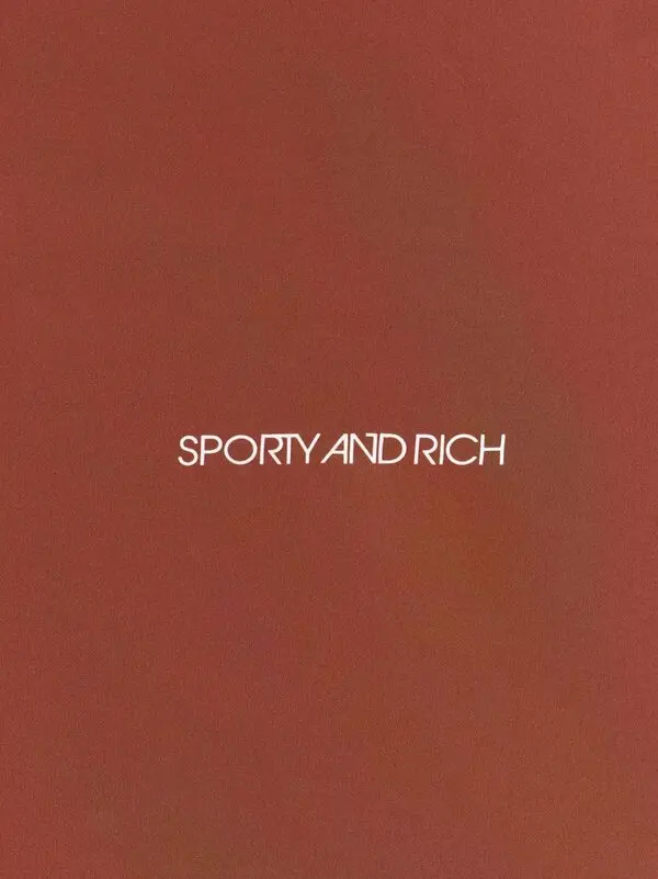 SPORTY & RICH Logo-print Biker Shorts