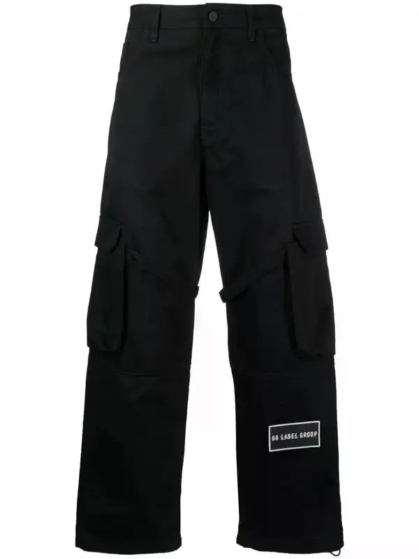 44 LABEL GROUP Cargo Pants With Logo Patch