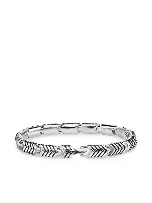David Yurman Sterling Chevron Link Bracelet
