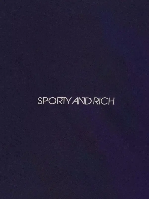 SPORTY & RICH Logo-print Biker Shorts