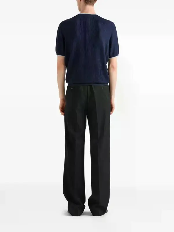 Prada Short-sleeve Crew Neck Sweater