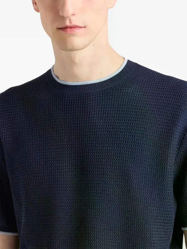 Prada Short-sleeve Crew Neck Sweater